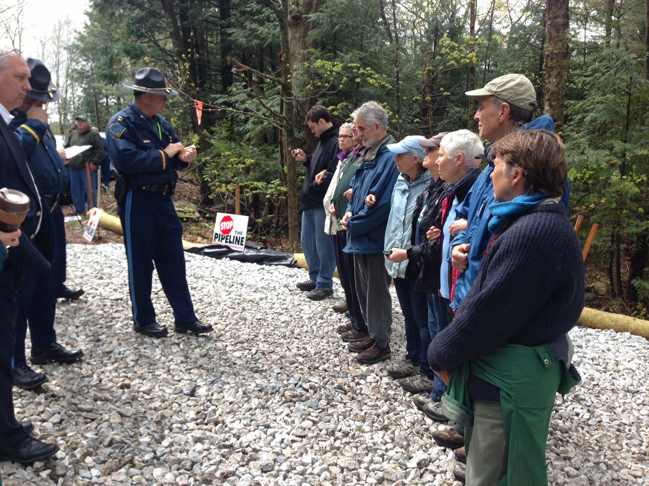 Otis State Forest pipeline protesters arrested and charged by State ...