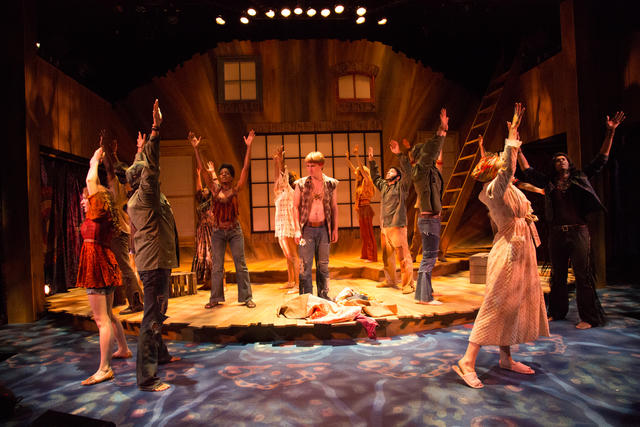 THEATRE REVIEW: A safe revival of 'Hair' at The Unicorn - The Berkshire ...