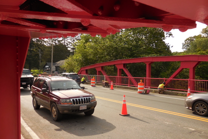 After rehab, 'pink bridge' work nears completion; two other town ...