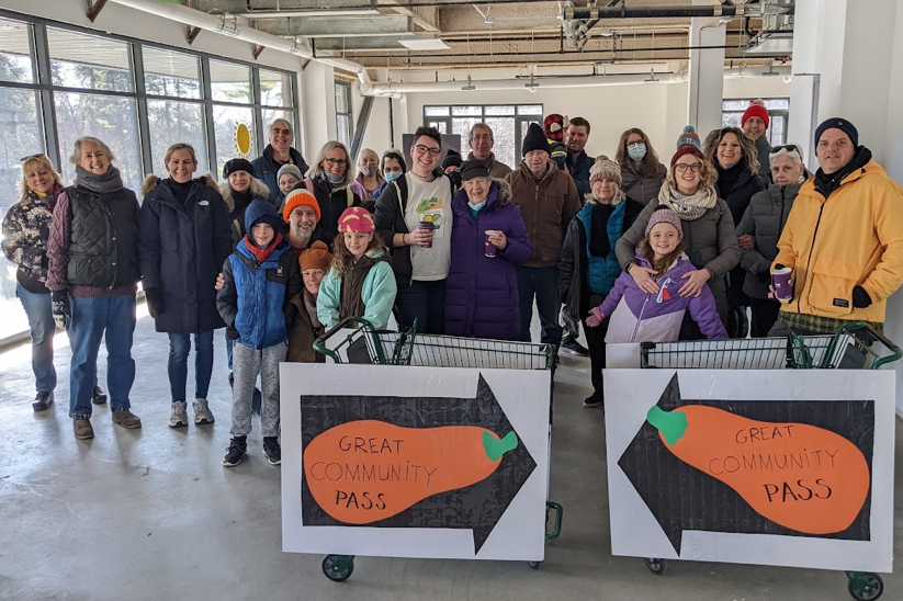 Volunteers have cold hands but warm hearts for The Great Community Pass ...