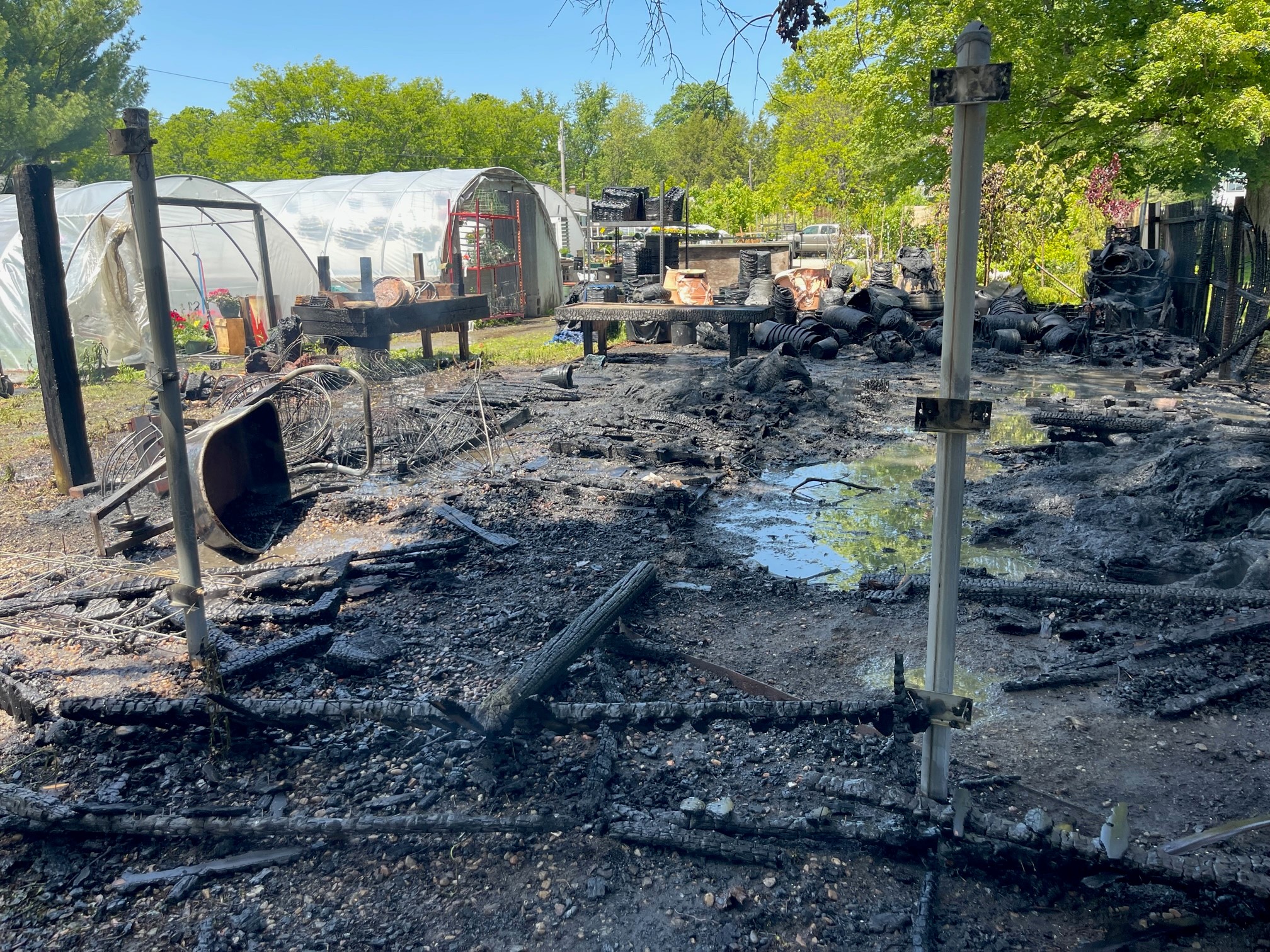 Damages, but no injuries, reported at Ward's Nursery and Garden Center ...