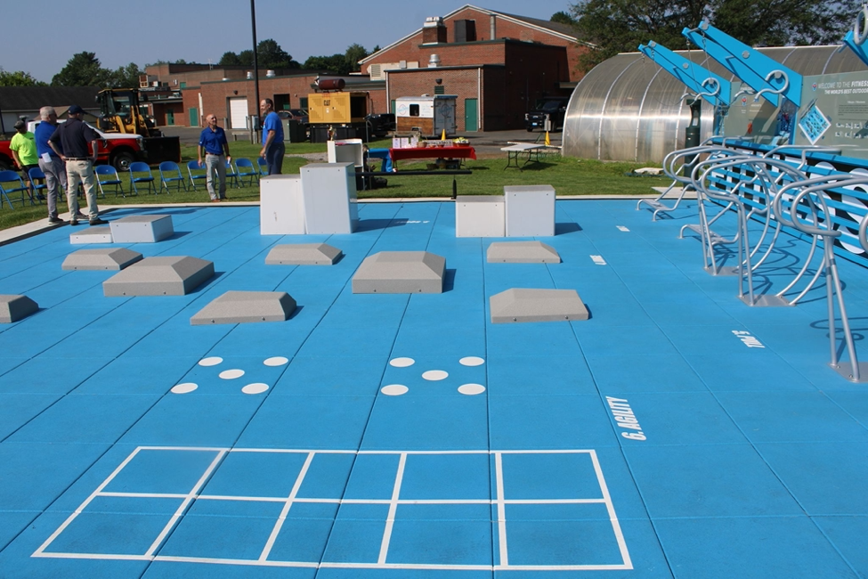 New outdoor fitness court opens in Lee - The Berkshire Edge