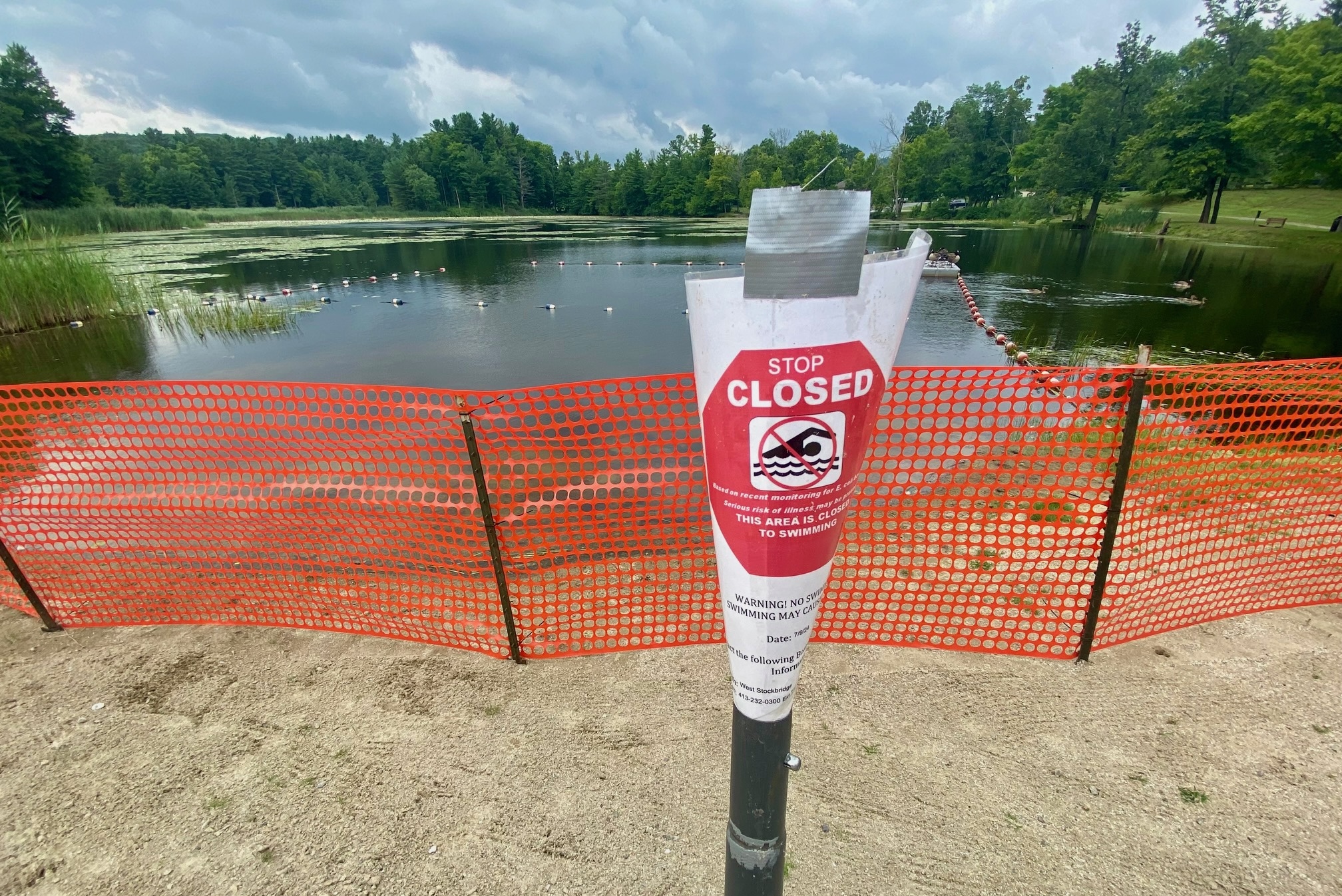 West Stockbridge’s Card Pond continues to be closed due to high ...