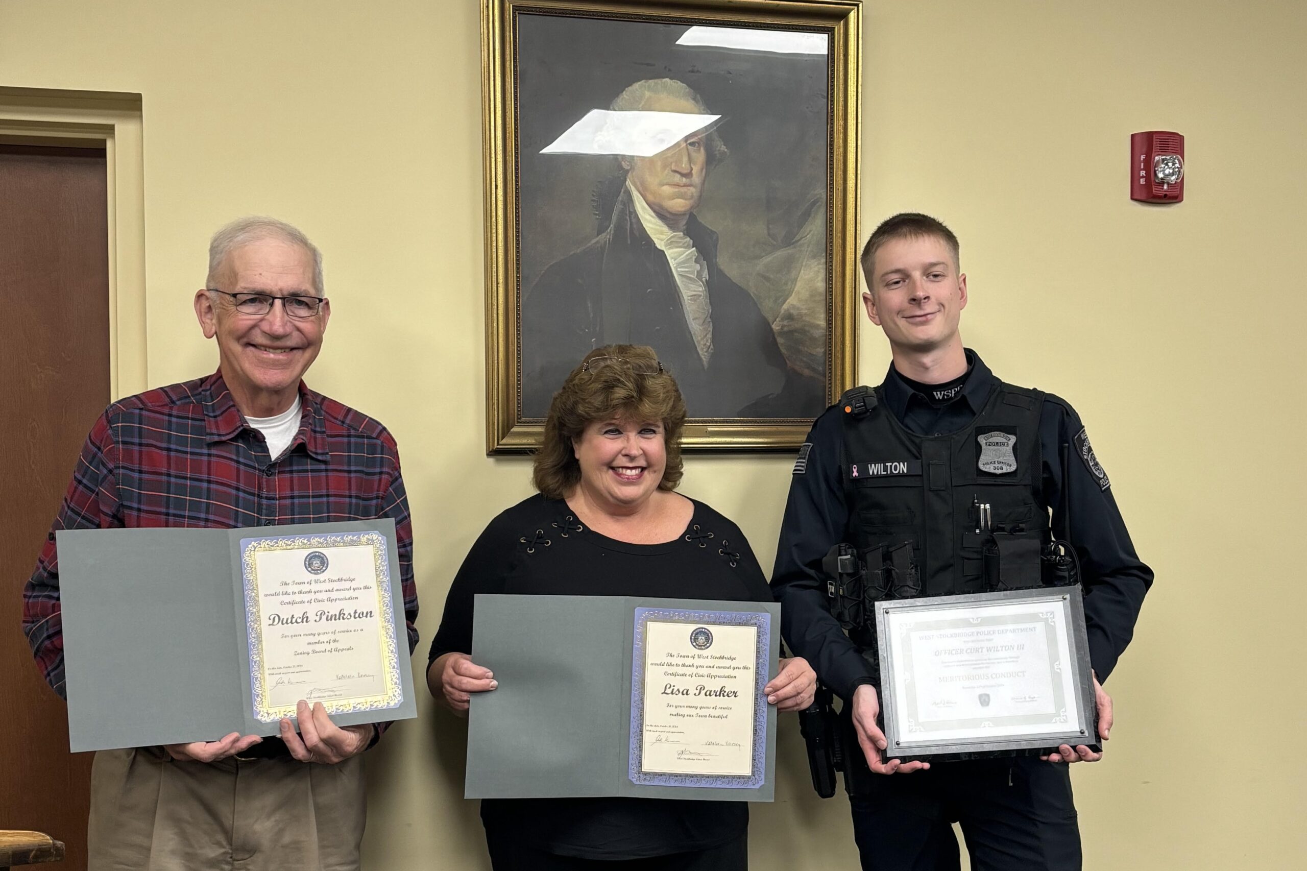 West Stockbridge honors standout police officer, board leader, artistic ...