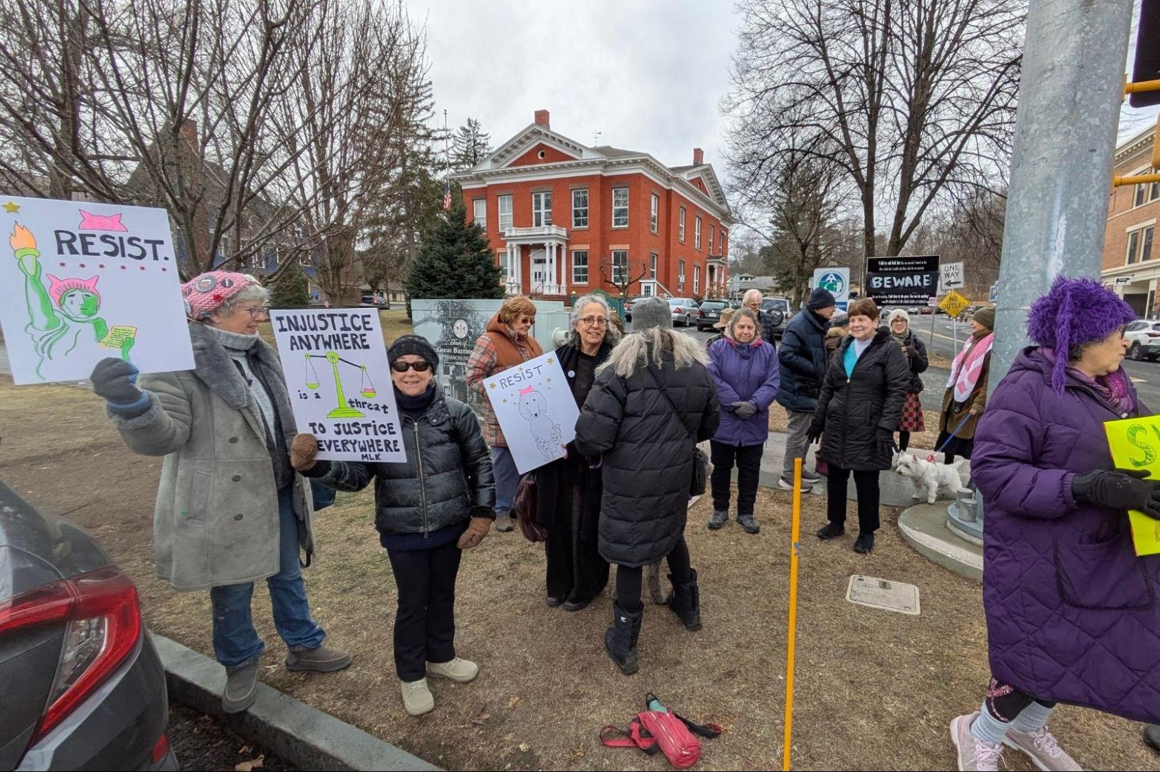 Berkshire residents take part in 'People's March' in Great Barrington ...