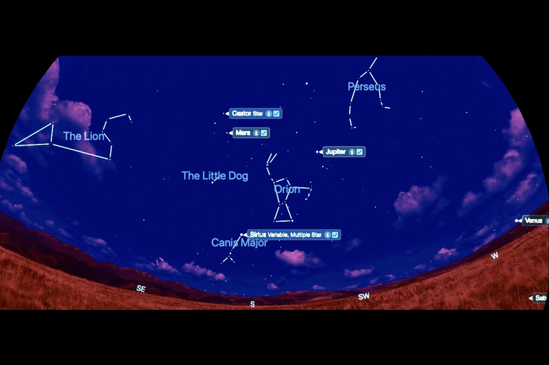 EYES TO THE SKY: Lion springs, Hunter sinks, Mars pinks, Jupiter jumps ...