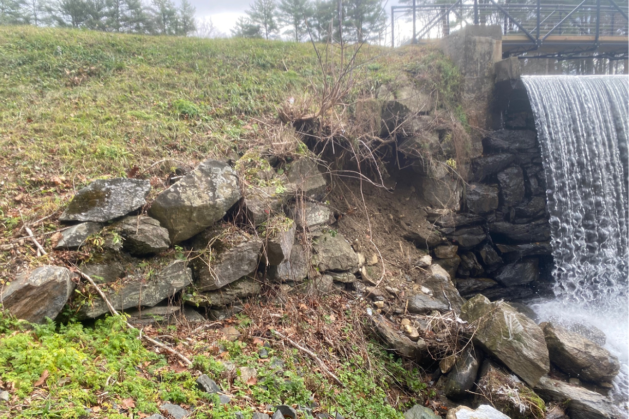 Stockbridge Bowl structural emergency repairs have begun with six-foot ...