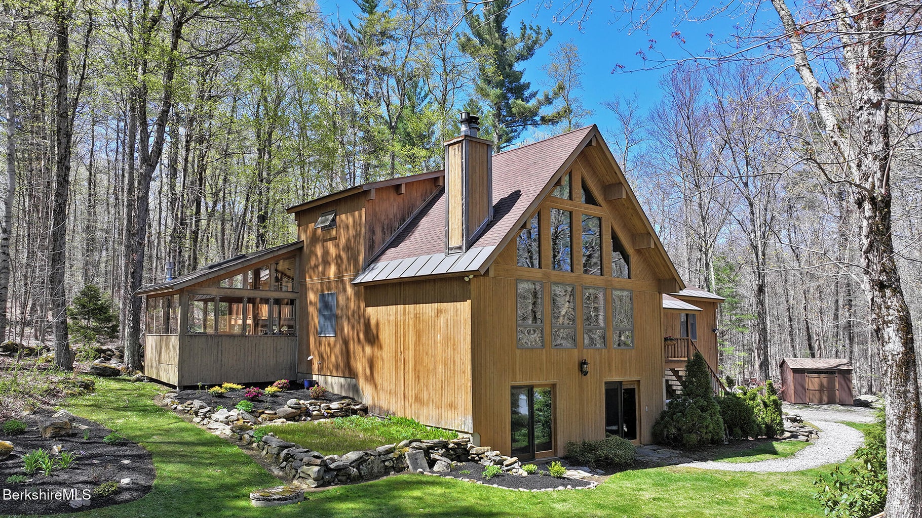 Impressive Move-in-ready Becket Contemporary with Crystal Pond Access ...