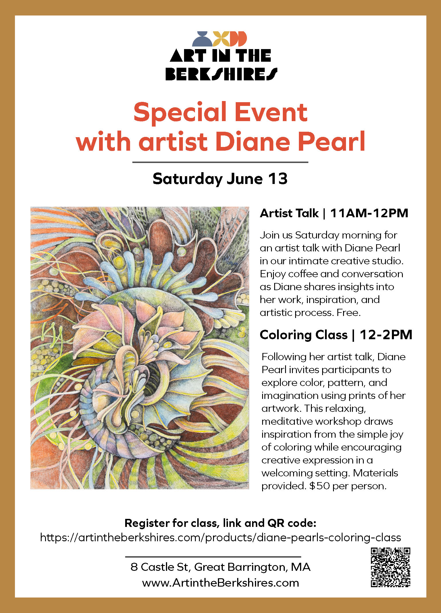 Art in the Berkshires | Special Event with Artist Diane Pearl - The ...