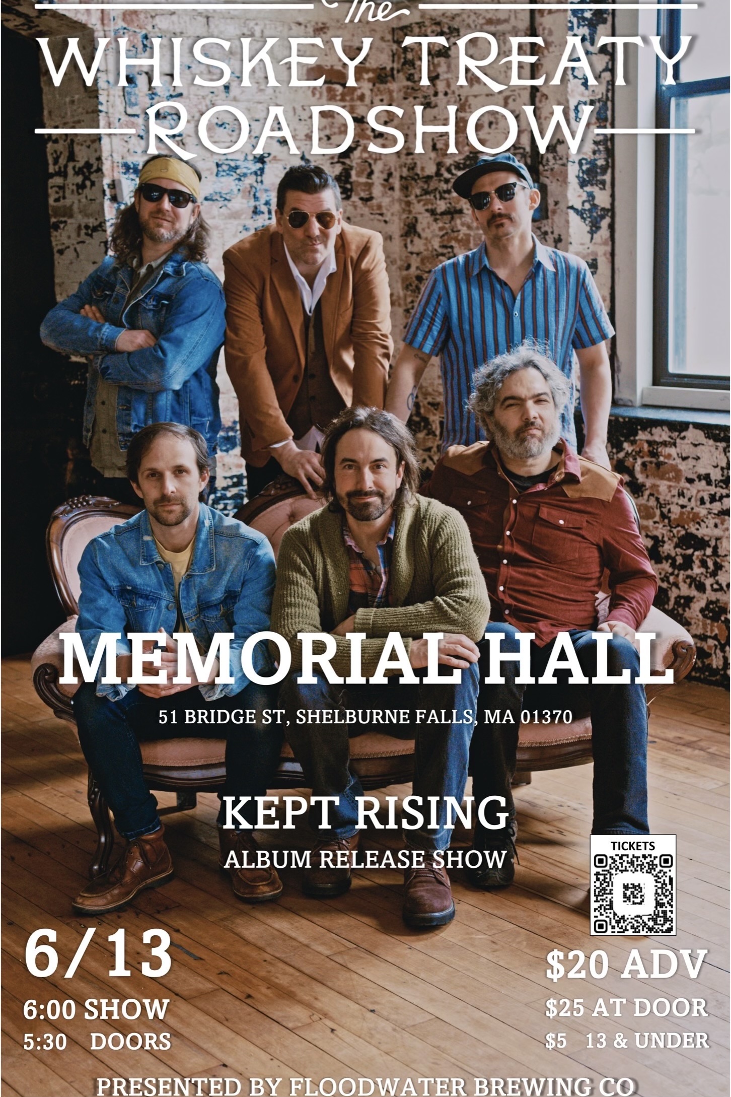 The Whiskey Treaty Roadshow Album Release Show - The Berkshire Edge